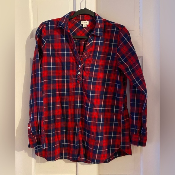 J. Crew | Tops | Jcrew Plaid Shirt | Poshmark